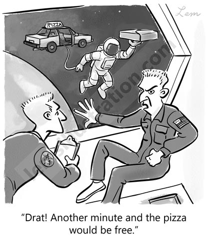 Science Fiction Cartoons | Lem Luminarias ‣ Digital Illustrator